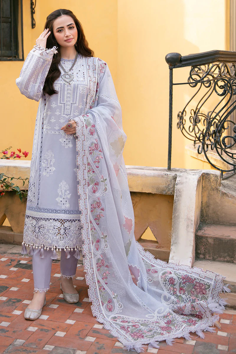 EMBROIDERED LUXURY LAWN SL22-D4 – Auraa Official