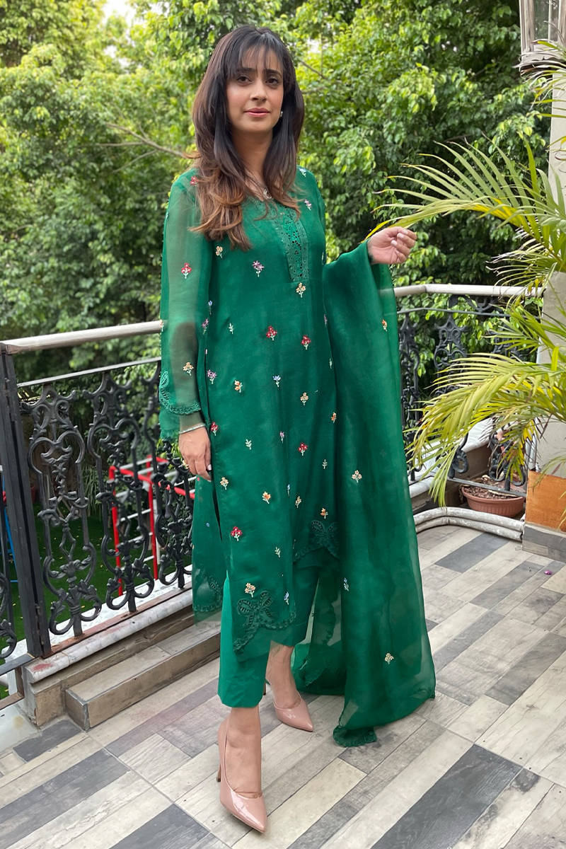 MULTI BOW LONG EMERALD – Auraa Official